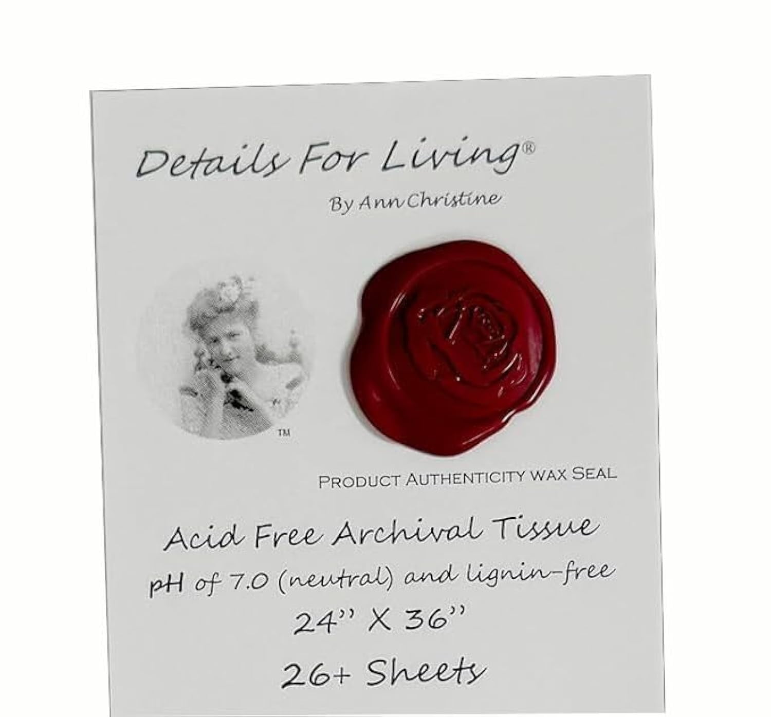 26+ Large Sheets Un-Buffered Acid, Sulfur & Lignin Free ARCHIVAL Tissue ...