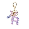 26-Letter Butterfly Tassel Keychain, Elegant Fashion Pendant, Multi ...