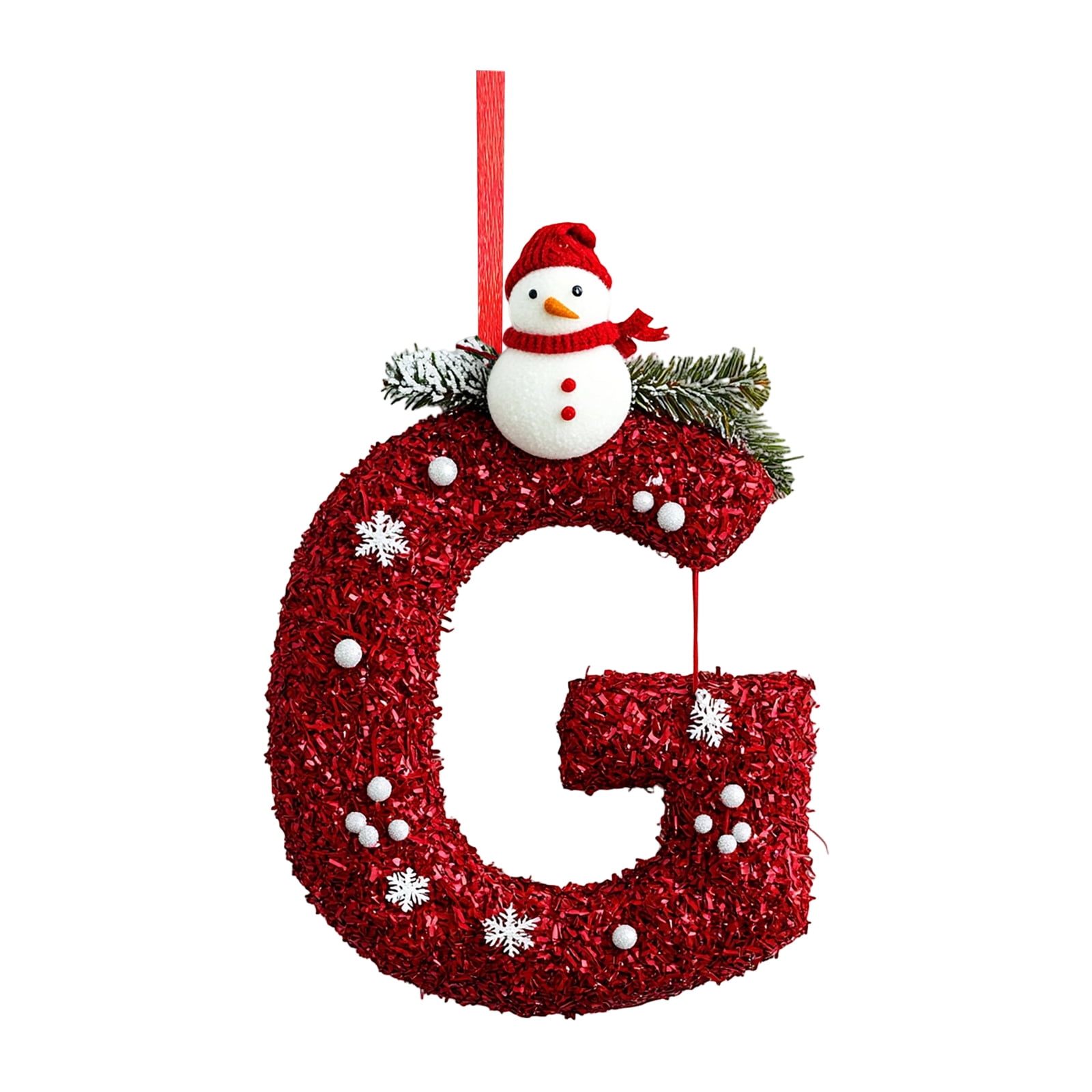 26 Letter Christmas Tree Hanging Ornaments, 2025 Christmas Letters ...