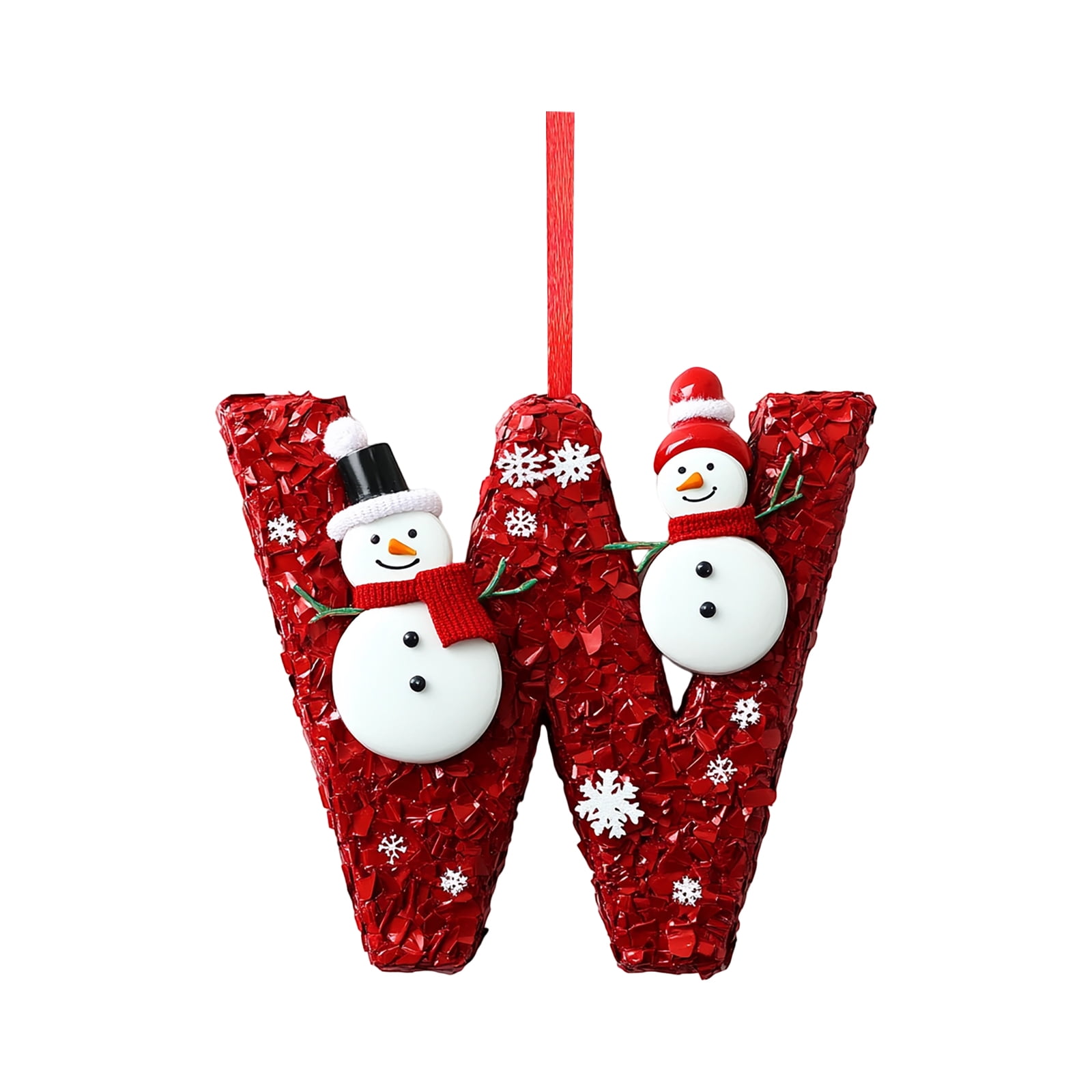 26 Letter Christmas Tree Hanging Ornaments, 2025 Christmas Letters ...