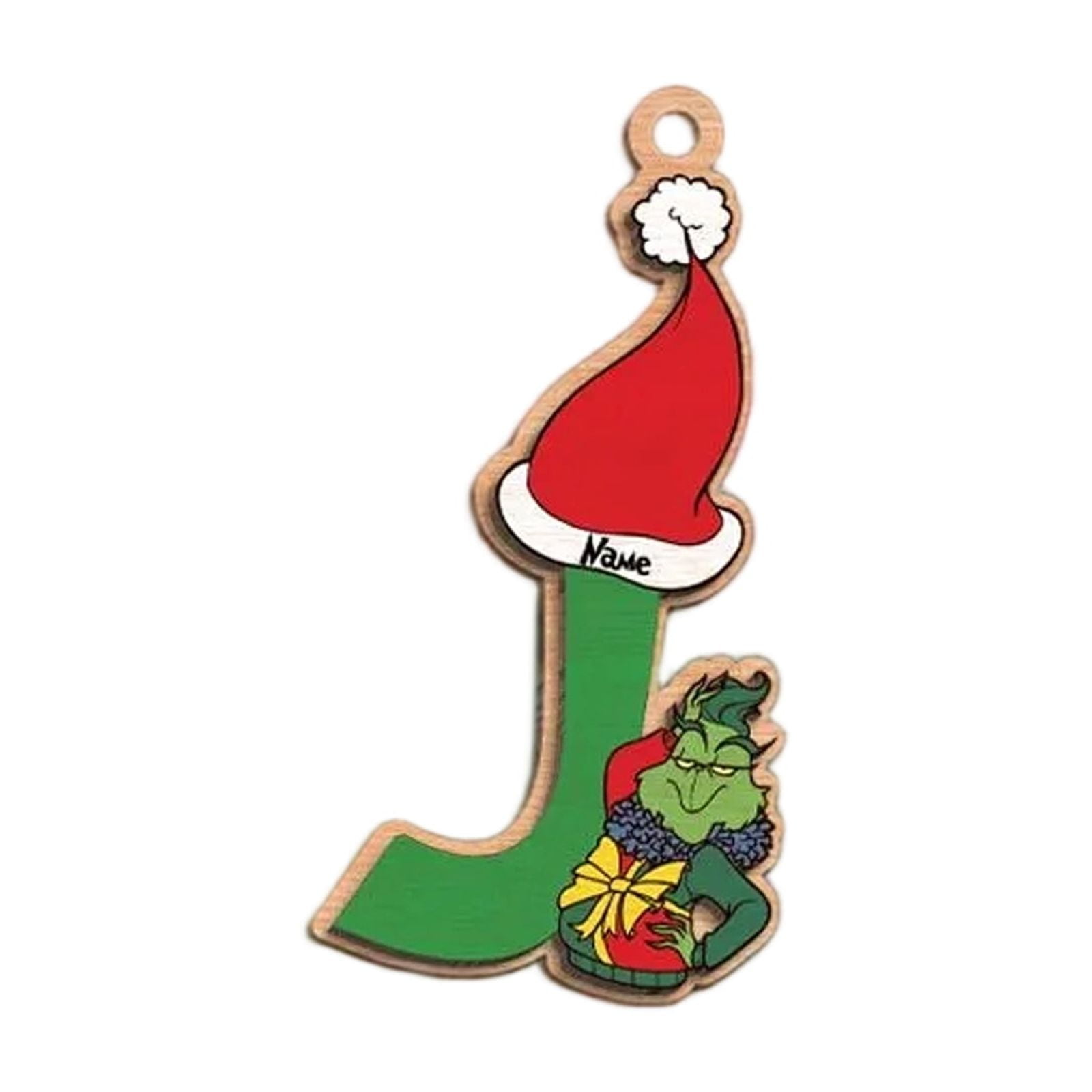 26 Letter Christmas Tree Hanging Pendant, 2025 Christmas Letters ...