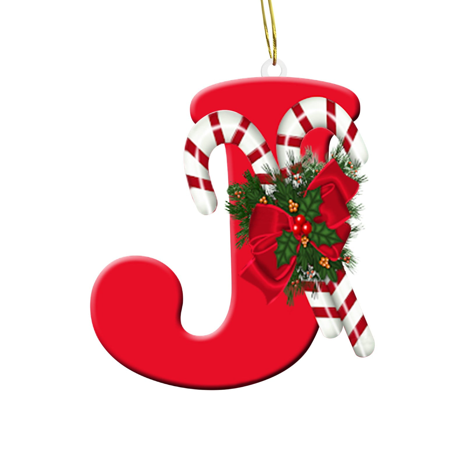 26 Letter Christmas Tree Hanging Pendant,Christmas Letters Ornaments A ...