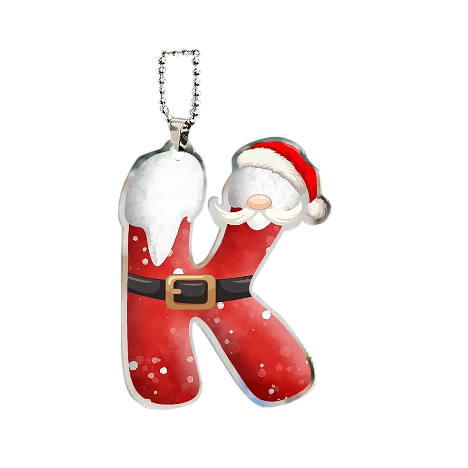 26 Letter Christmas Tree Hanging Pendant, Christmas Letters Ornaments A ...