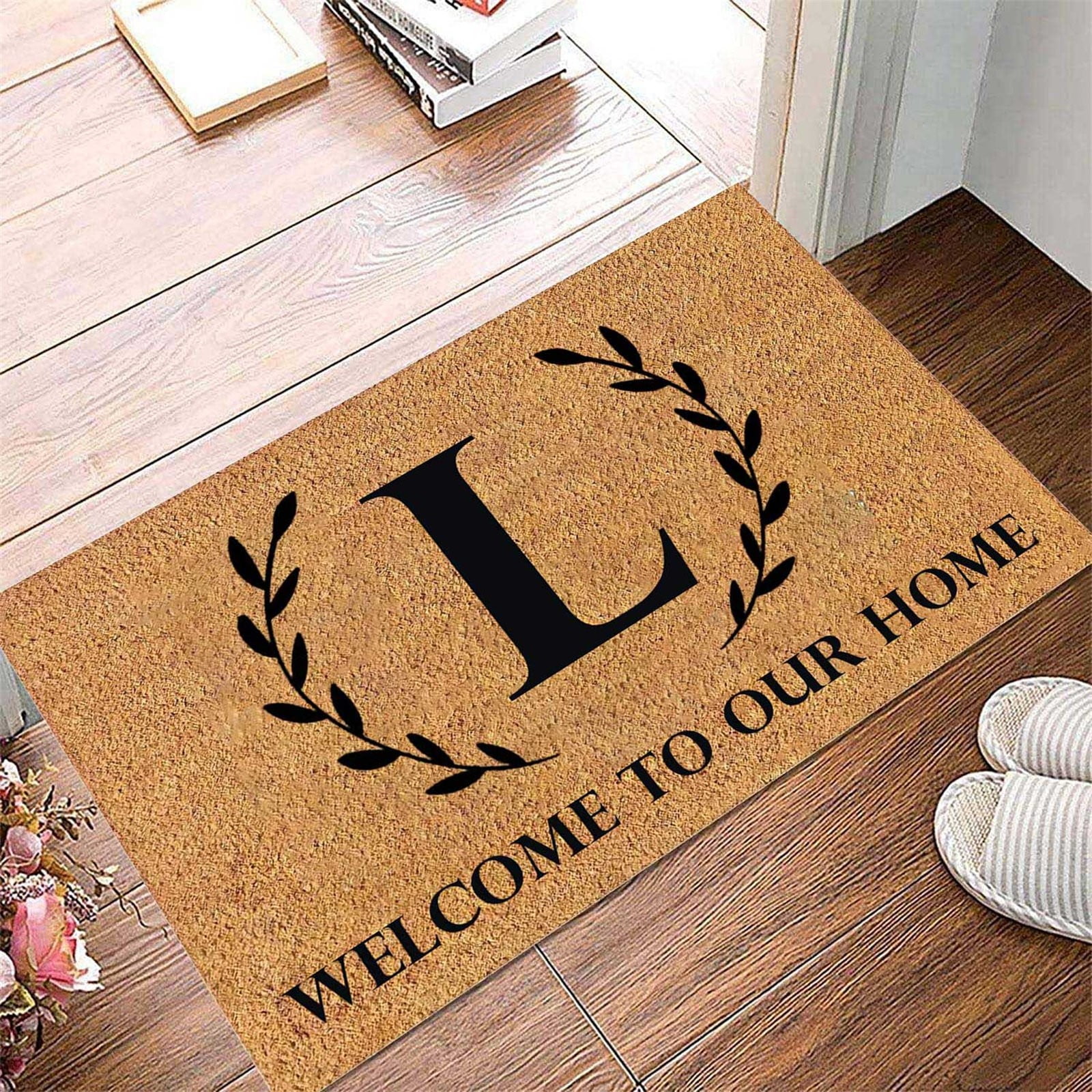 26 Letter Doormat L,1* Floor Mat,Funny Welcome Doormat Entryway Front ...