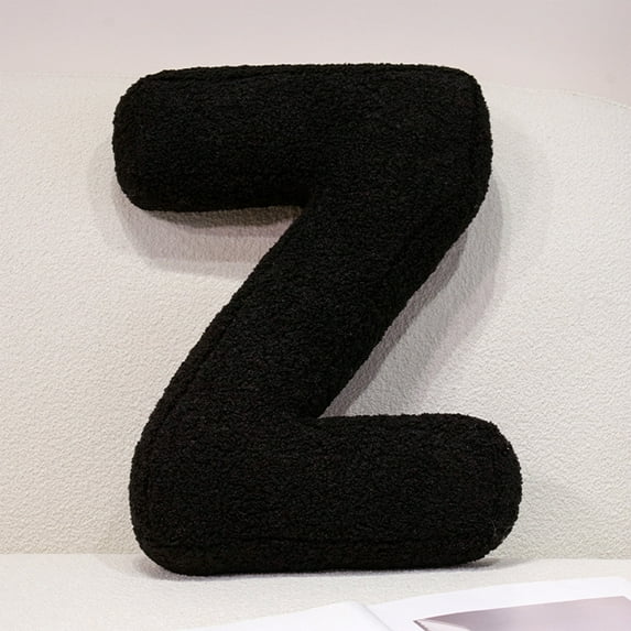 26 Letter Pillows Cute Soft Letter Decorative Pillows English Alphabet Throw Pillows Cushion For ...