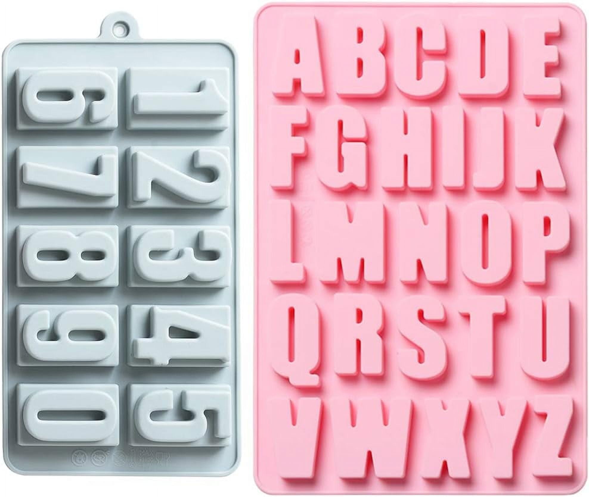 Customer reviews for 26 Letters A-Z Alphabet Silicone Mold, 0-9 Numbers ...