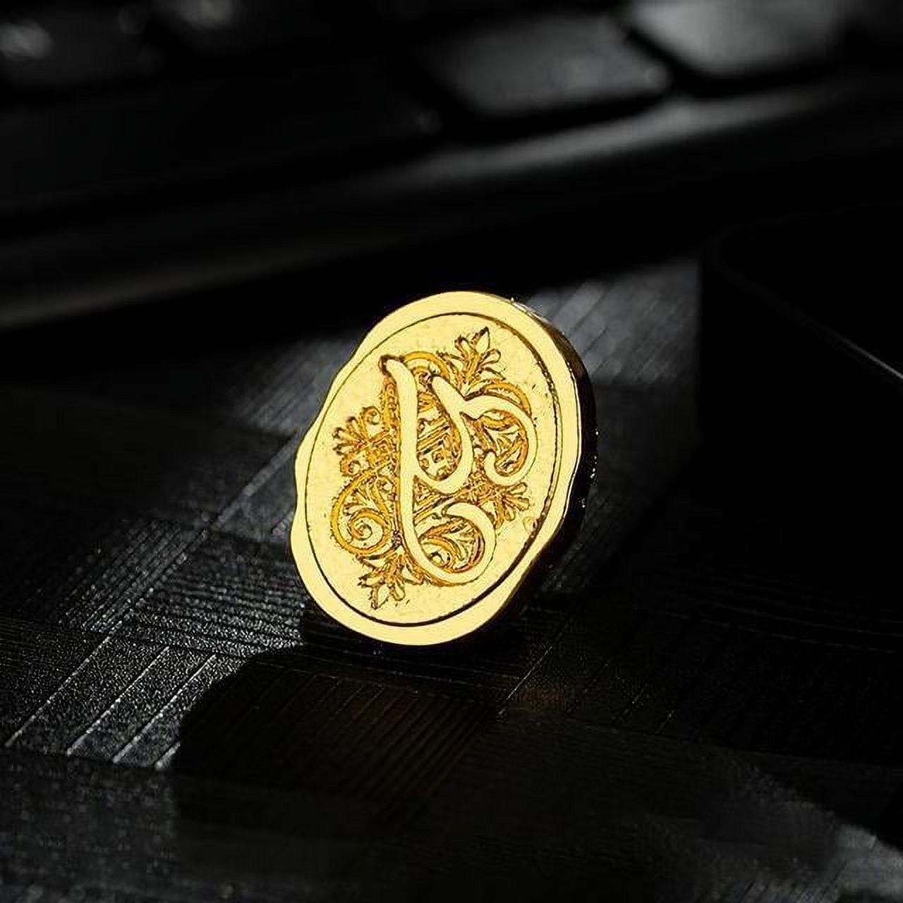 26 Letters A - Z Retro Wax Seal Stamp Alphabet Letter Vintage Head For ...