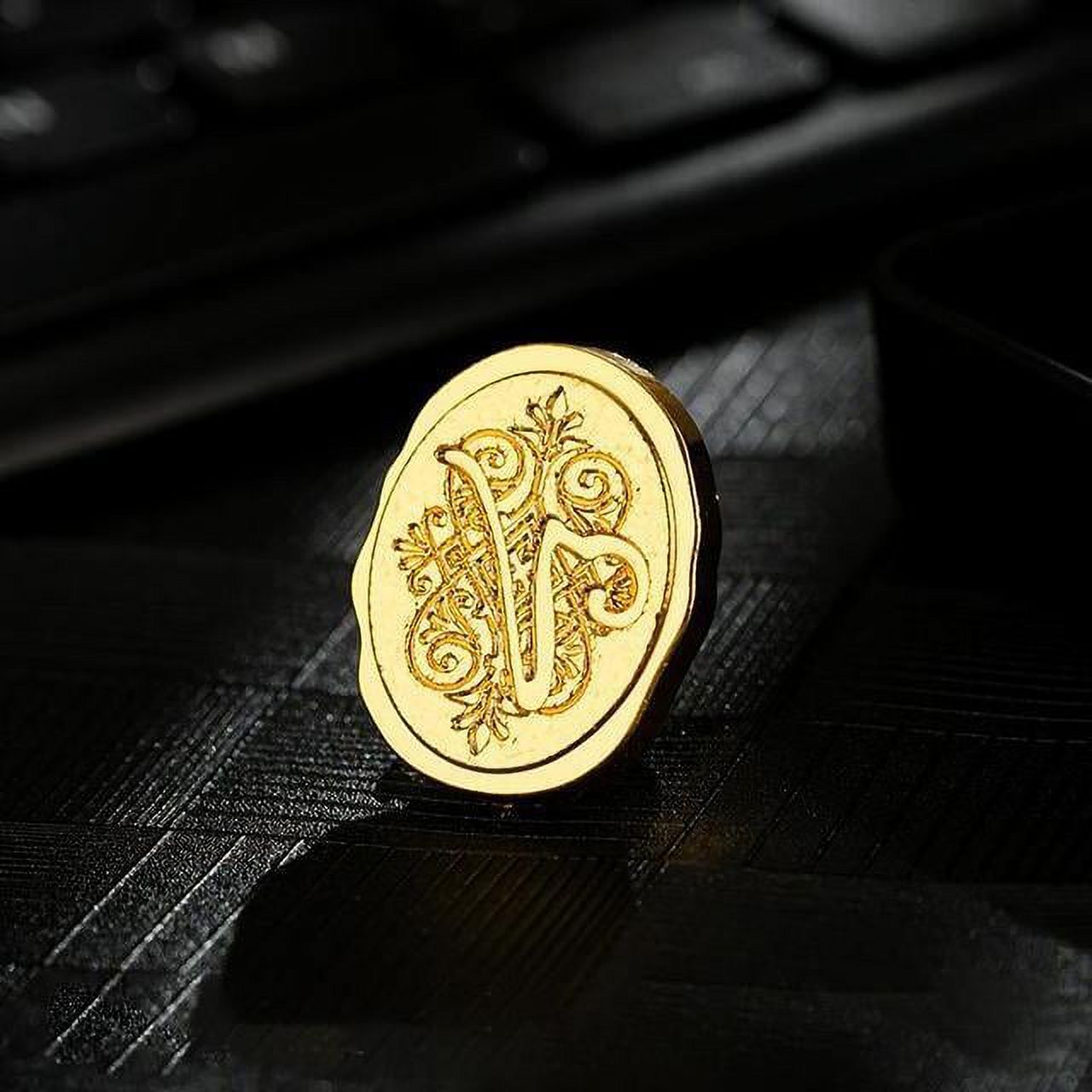 26 Letters A - Z Retro Wax Seal Stamp Alphabet Letter Vintage Head For Envelopes - Walmart.com