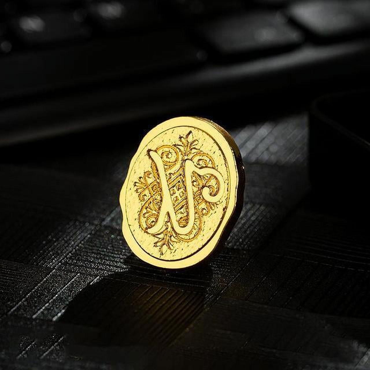 26 Letters A - Z Retro Wax Seal Stamp Alphabet Letter Vintage Head For Envelopes - Walmart.com