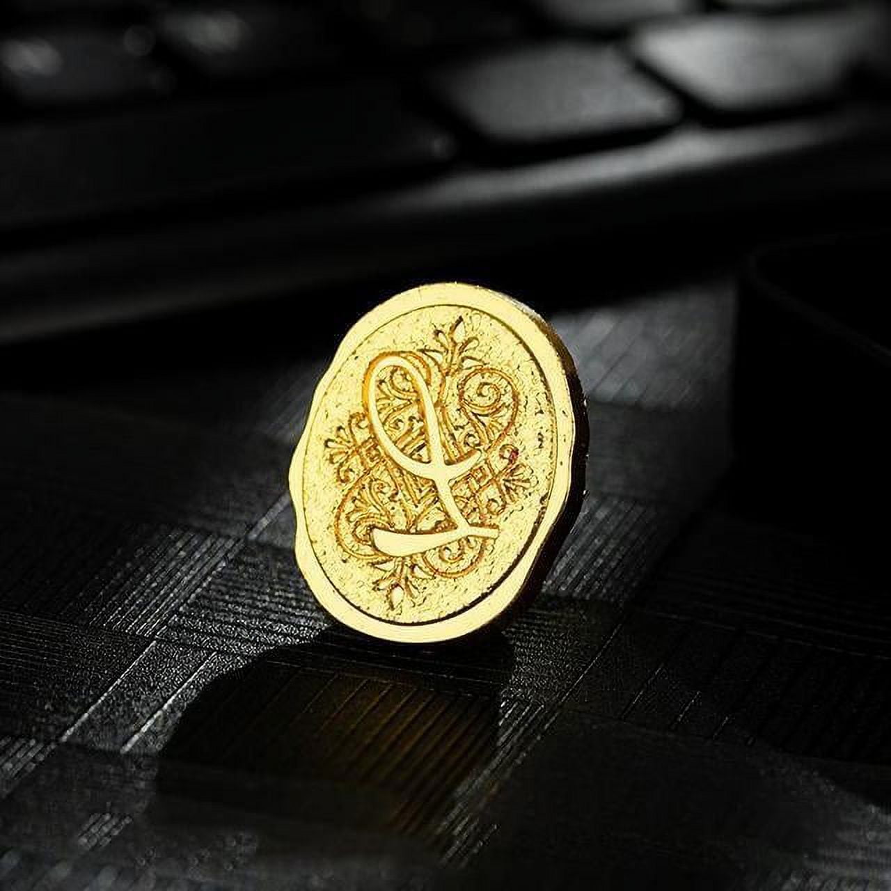 26 Letters A - Z Retro Wax Seal Stamp Alphabet Letter Vintage Head For Envelopes - Walmart.com