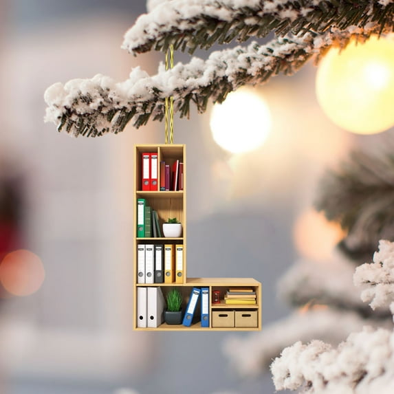 26 Letters Christmas Ornaments, Qiopertar 26 Letters Christmas Tree ...