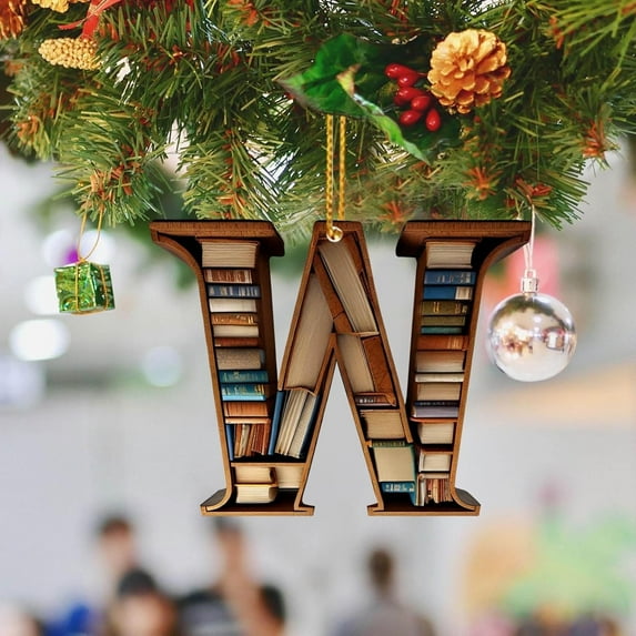 26 Letters Christmas Tree Pendant Ornaments - Personalized DIY Xmas ...