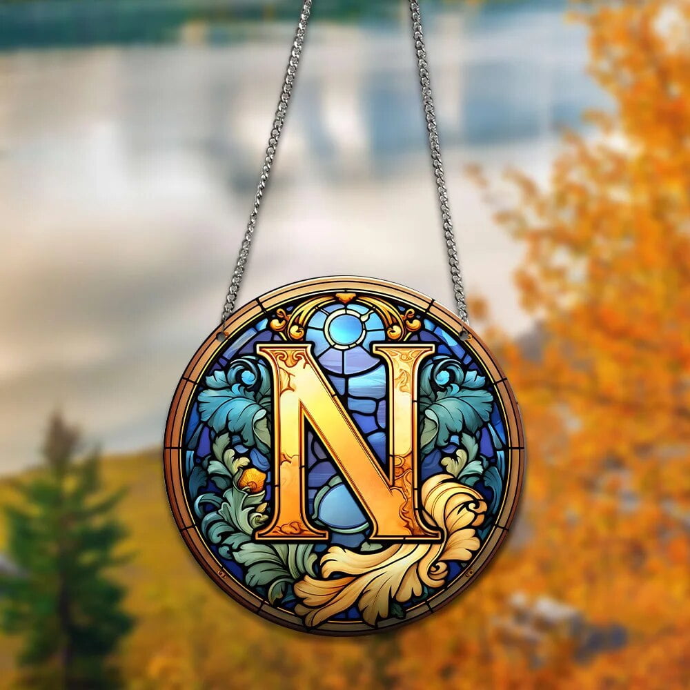 26 Letters Window Suncatcher for Bedroom Home Children Room Wall ...