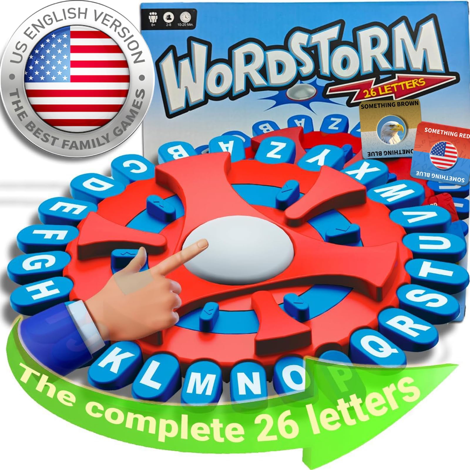 26 Letters Word Games, KEF16 36 Cards with 144 Categories Think Game ...
