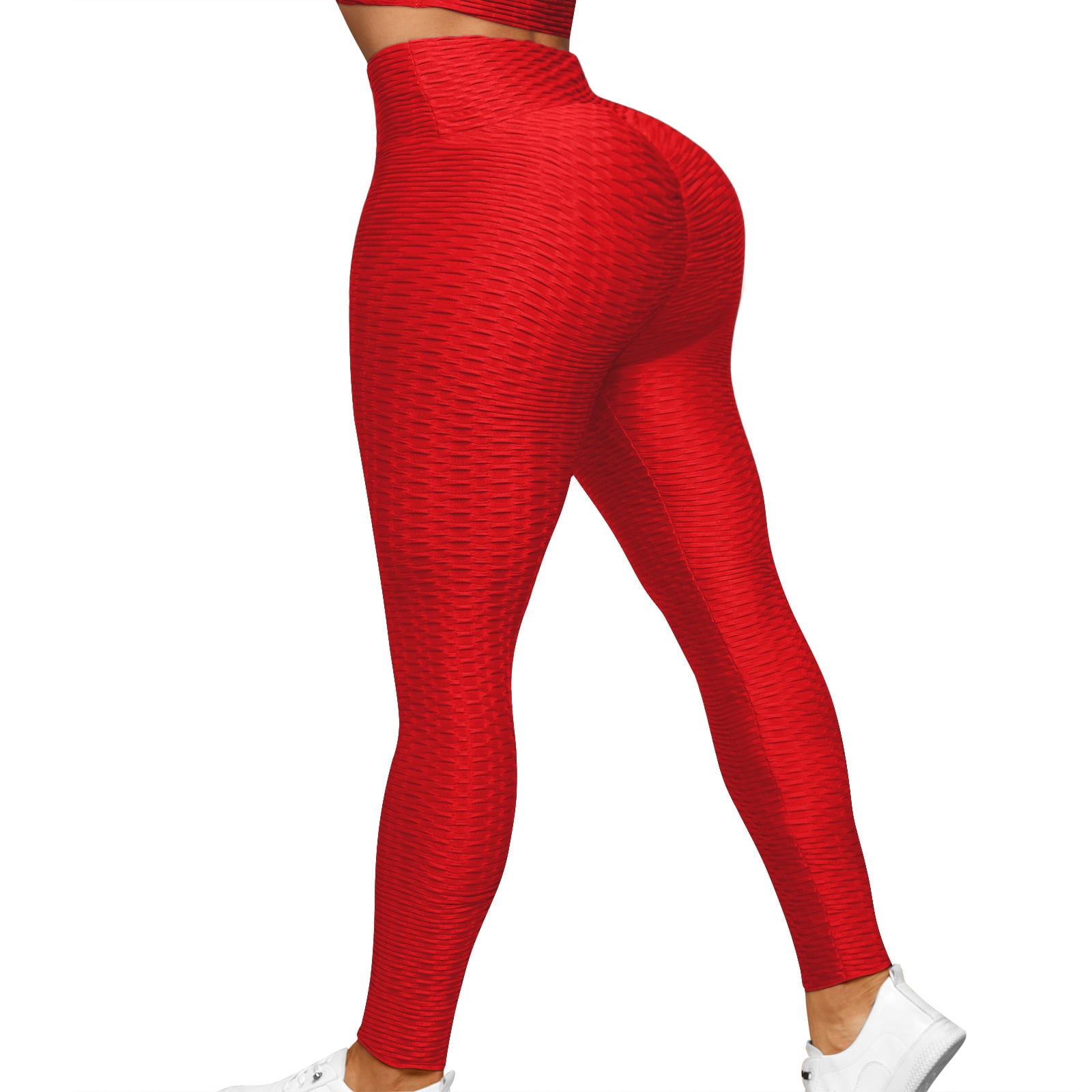 26"Neon Red yoga leggings,XL - Walmart.com