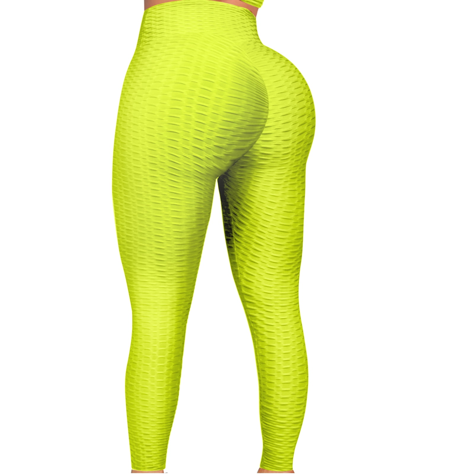 26"Neon Yello yoga pants for women,XL - Walmart.com