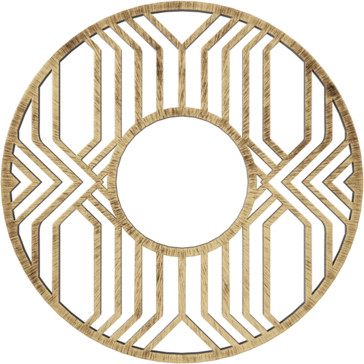 26"OD x 9 1/2"ID x 3/4"P Empire Architectural Grade PVC Pierced Ceiling ...