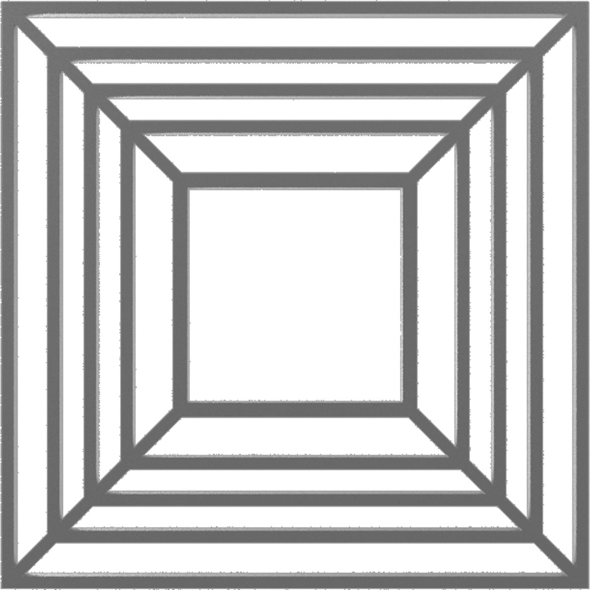 26"OD x 9 1/2"ID x 3/4"P Raven Architectural Grade PVC Pierced Ceiling ...