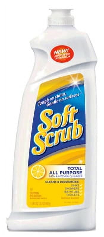 26 OZ Soft Scrub Lemon Scent Cleanser With Mild Abrasives, Each ...