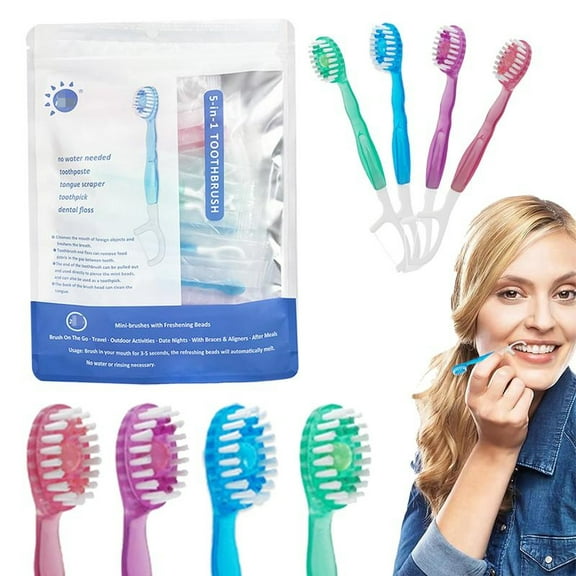 Disposable Mini Travel Toothbrushes 10 Count - Walmart.com