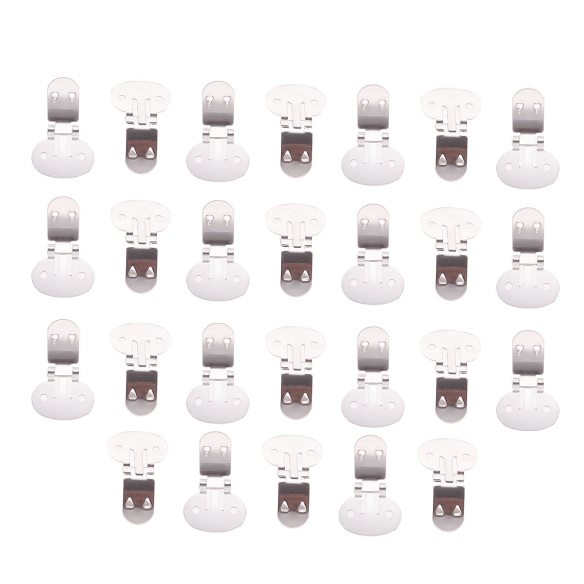 26 PCS Flat Blank Design Shoe Clips for Accessories - Walmart.com