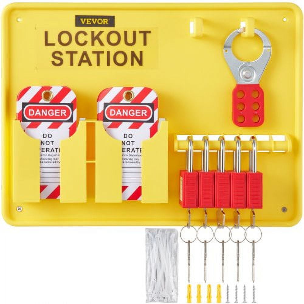 26 PCS Lockout Tagout Kits, Electrical Safety Loto Kit Includes ...