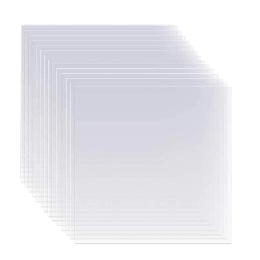 26 Pack 6 Mil Clear Mylar Stencil Sheets, 12" x 12" Blank Stencils ...