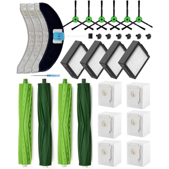26 Pack Replacement Parts Compatible with iRobot Roomba Combo J7 ...