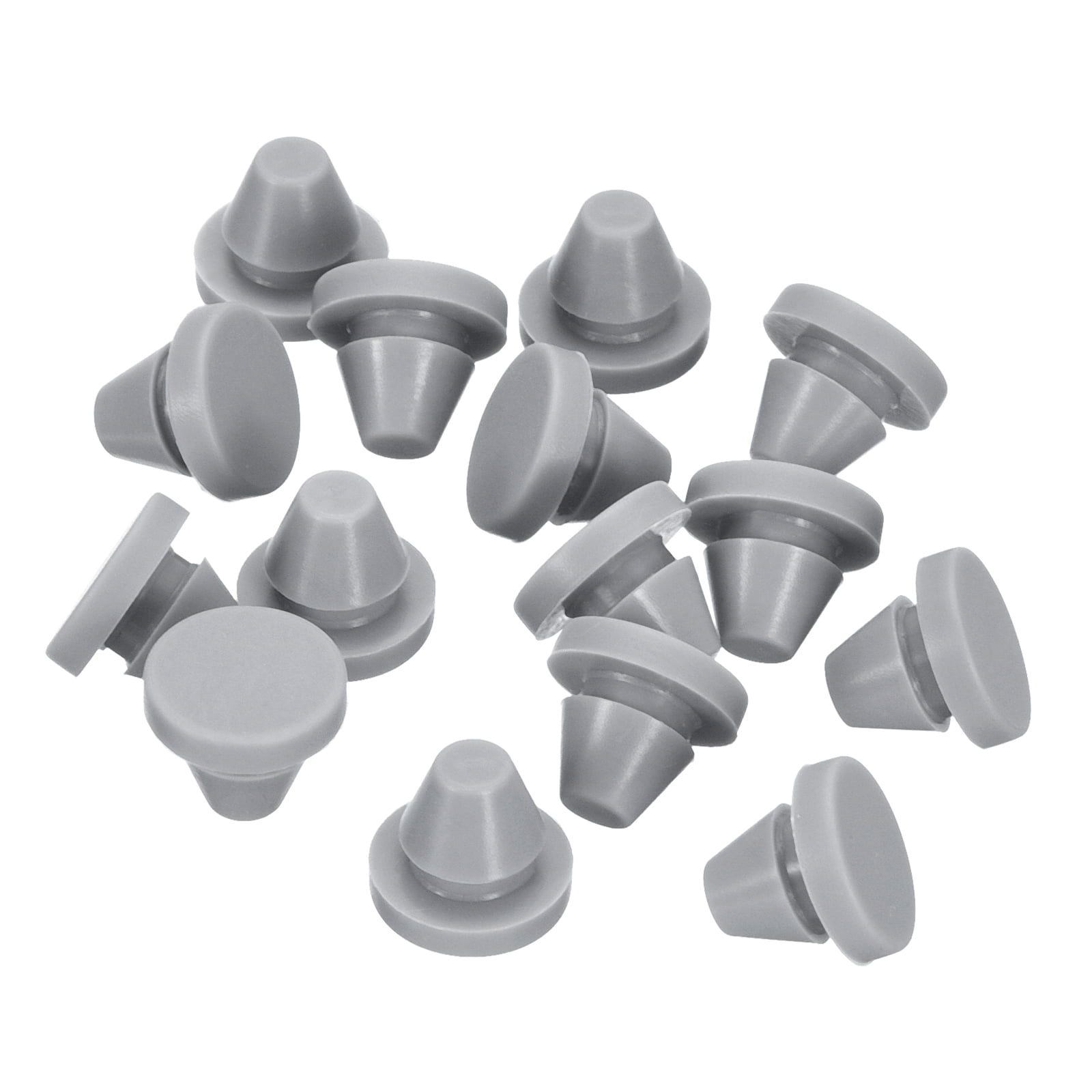 26 Pack Silicone Hole Plug, Black Rubber Round Hole Plugs Fit for ...