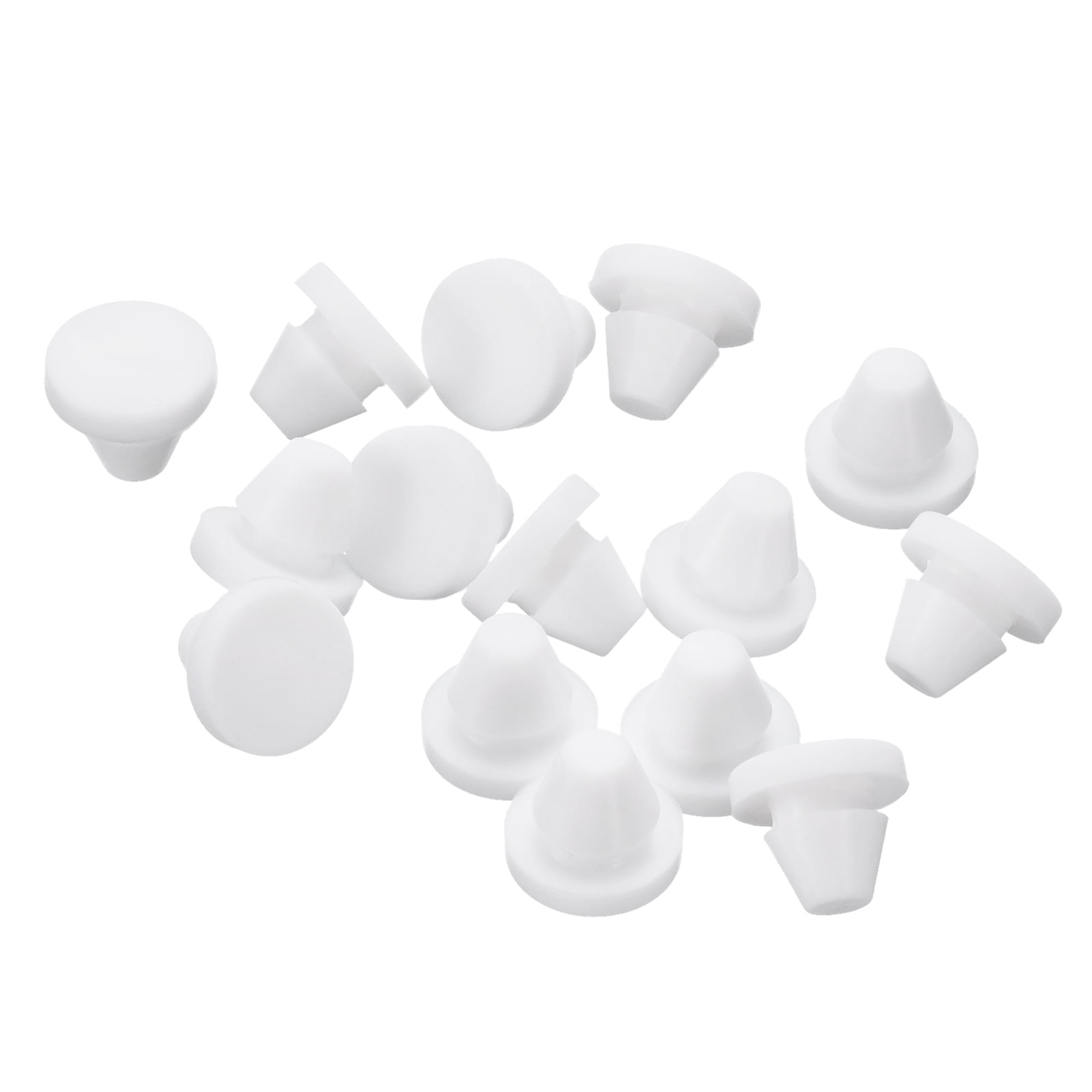 26 Pack Silicone Hole Plug, Clear Rubber Round Hole Plugs Fit for ...