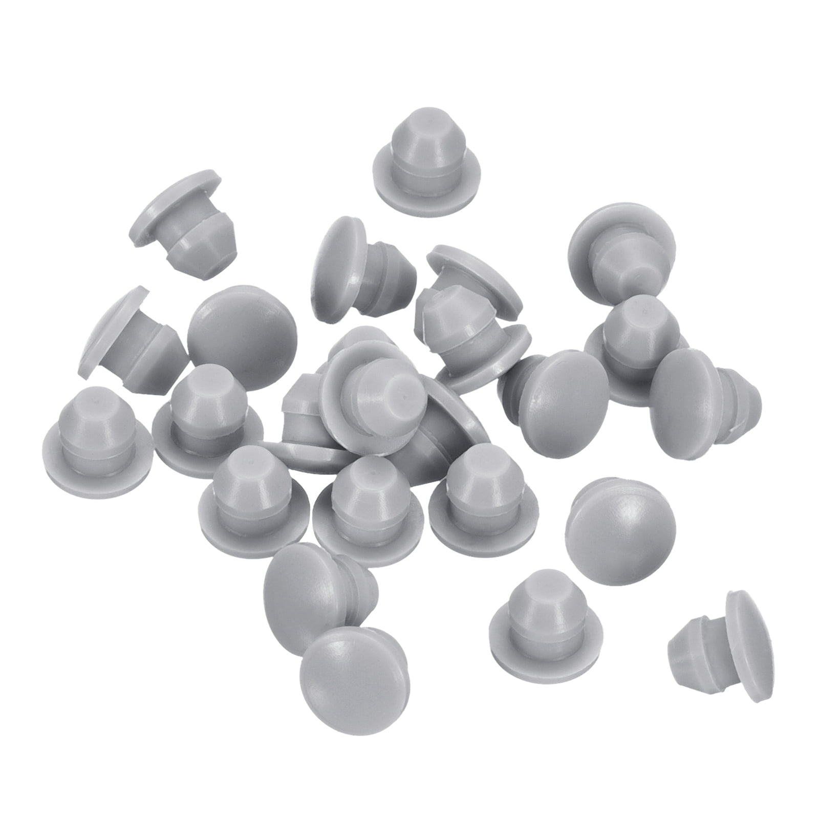 26 Pack Silicone Hole Plug, White Rubber Round Hole Plugs Fit for ...