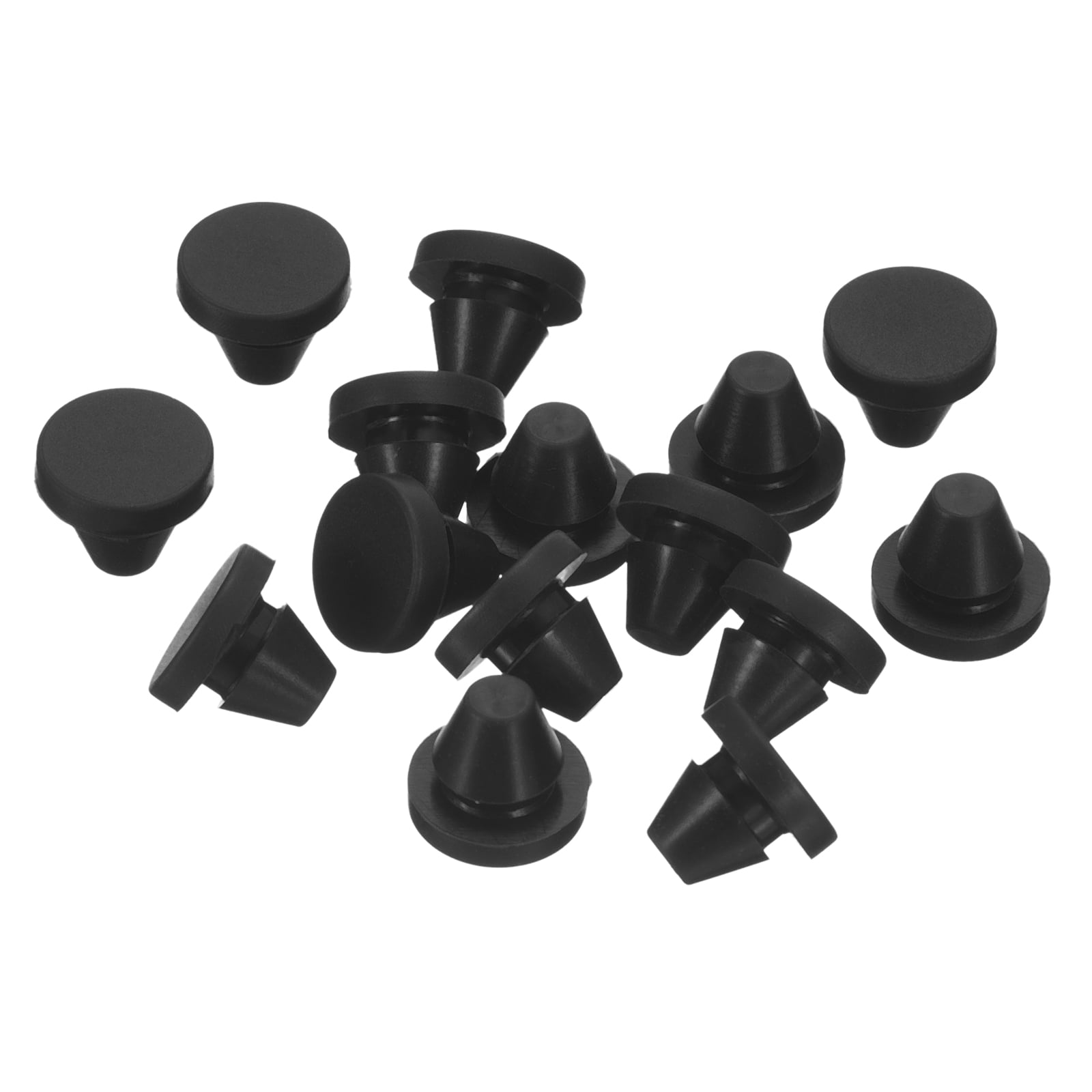 26 Pack Silicone Hole Plug, White Rubber Round Hole Plugs Fit for ...