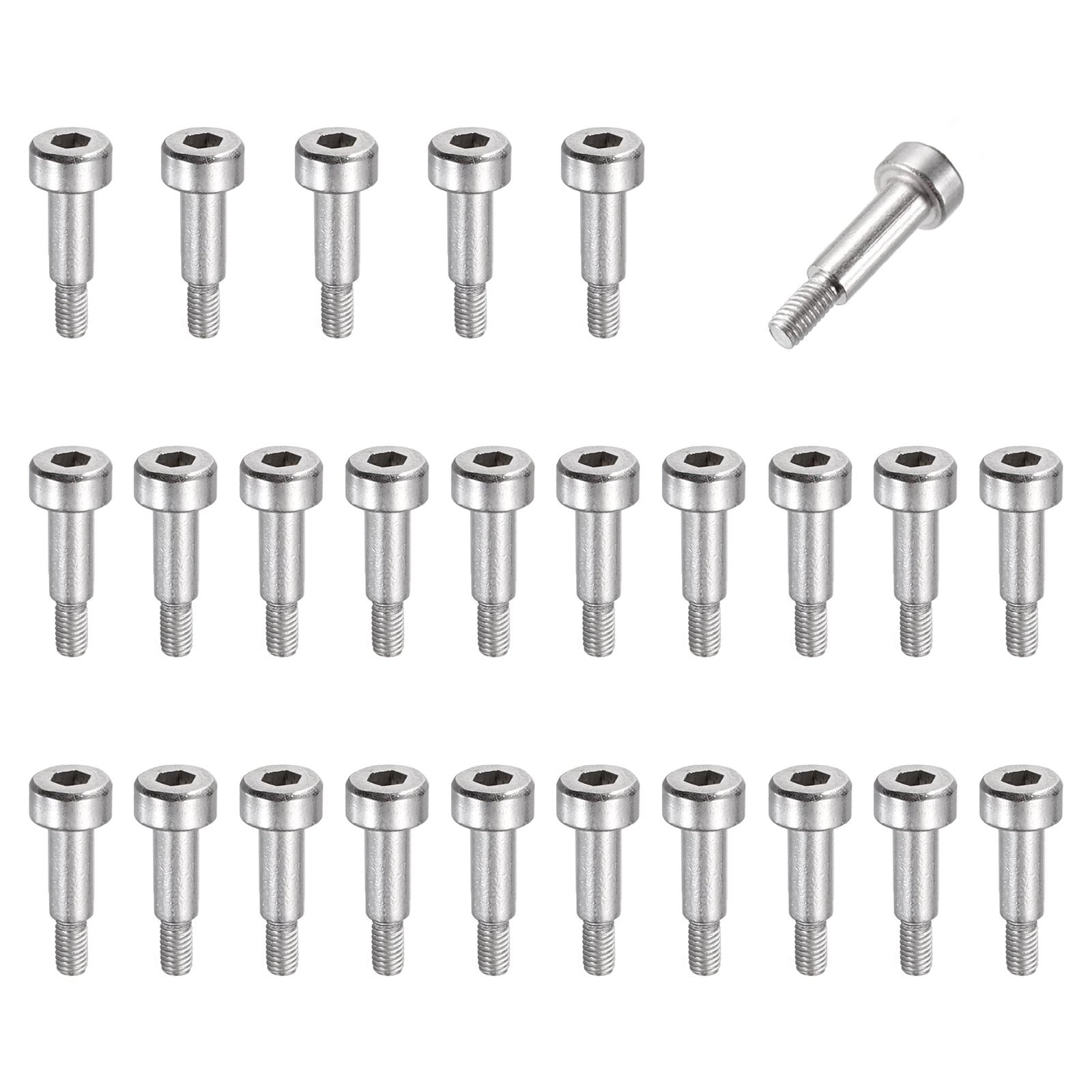26 Pcs 304 Stainless Steel Shoulder Bolt 4mm Shoulder Dia 6mm Shoulder ...