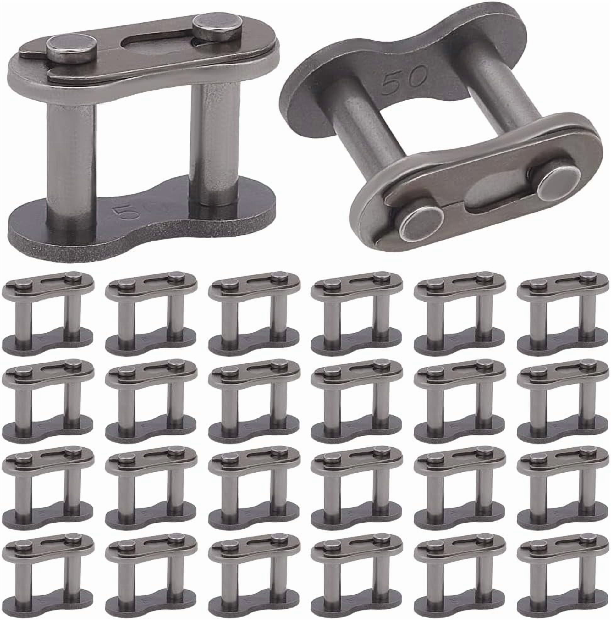 26 Pcs #50 Roller Chain Connecting Links Chain Master Connector Link ...
