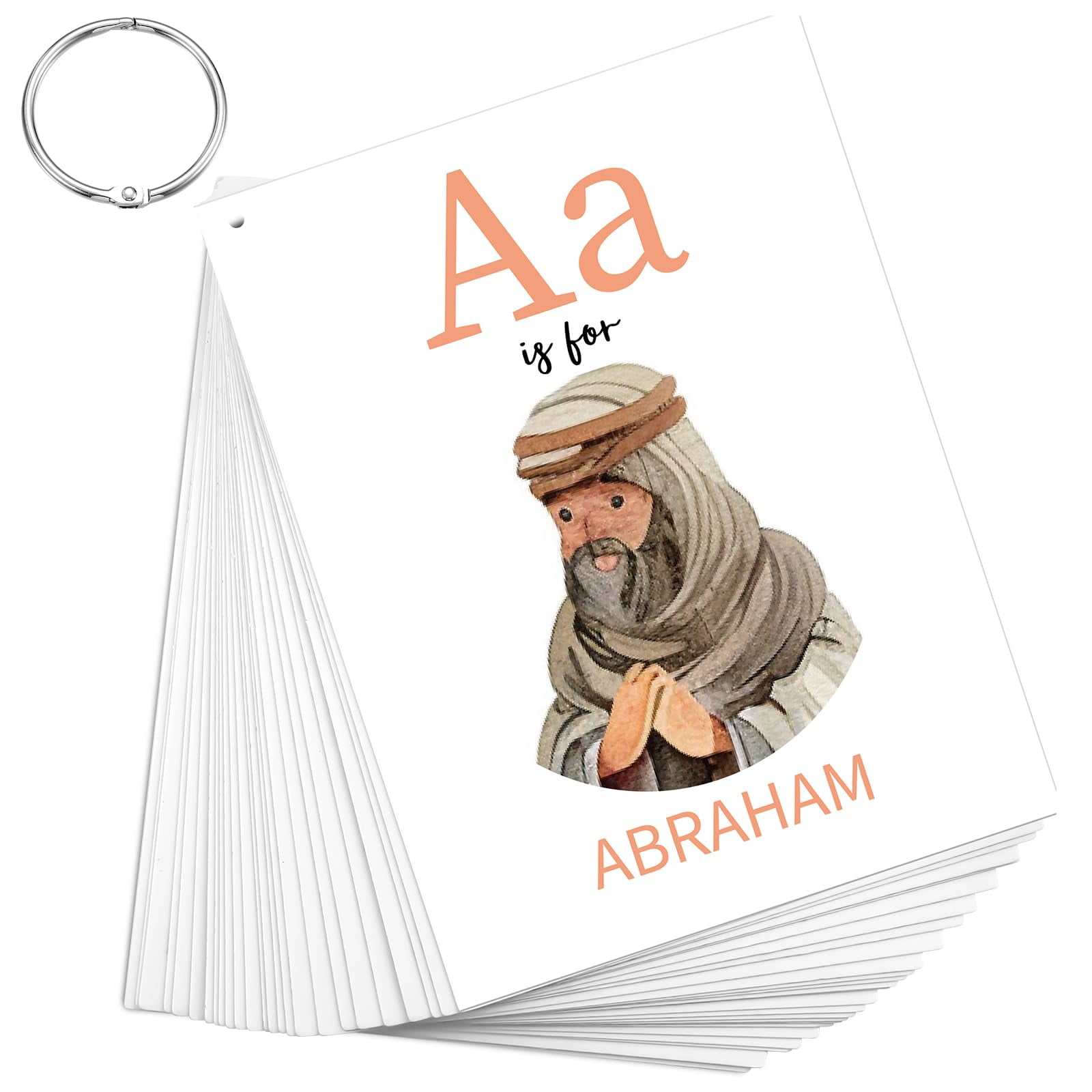 26 Pcs Bible Abc Flash Cards Christian Bible Verse Alphabet Cards Kjv ...