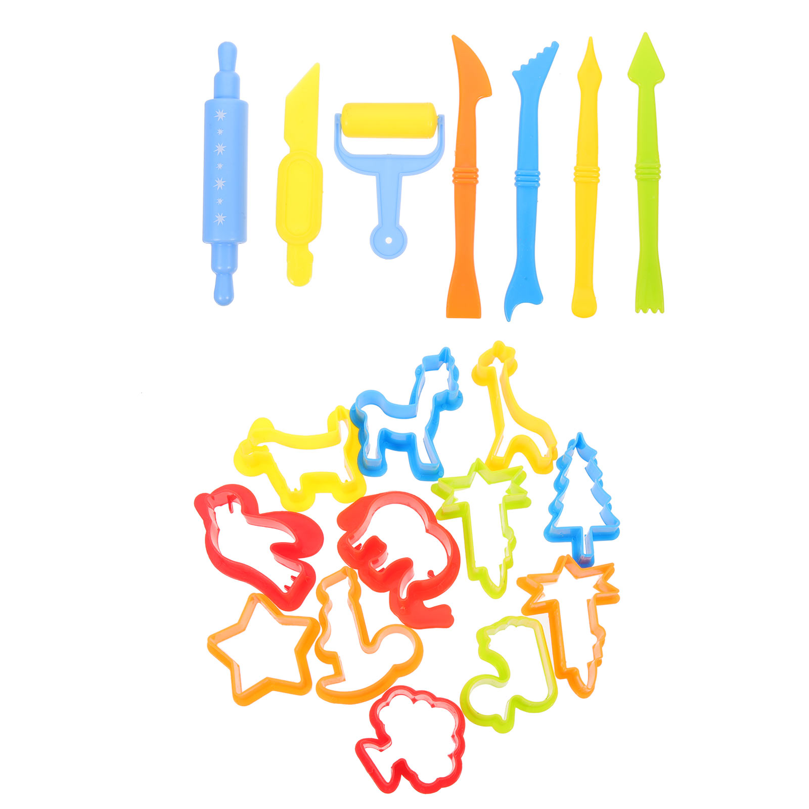 26 Pcs Brickearth Mold Set Kids Clay Sculpting Kit Modeling Tools Toy ...