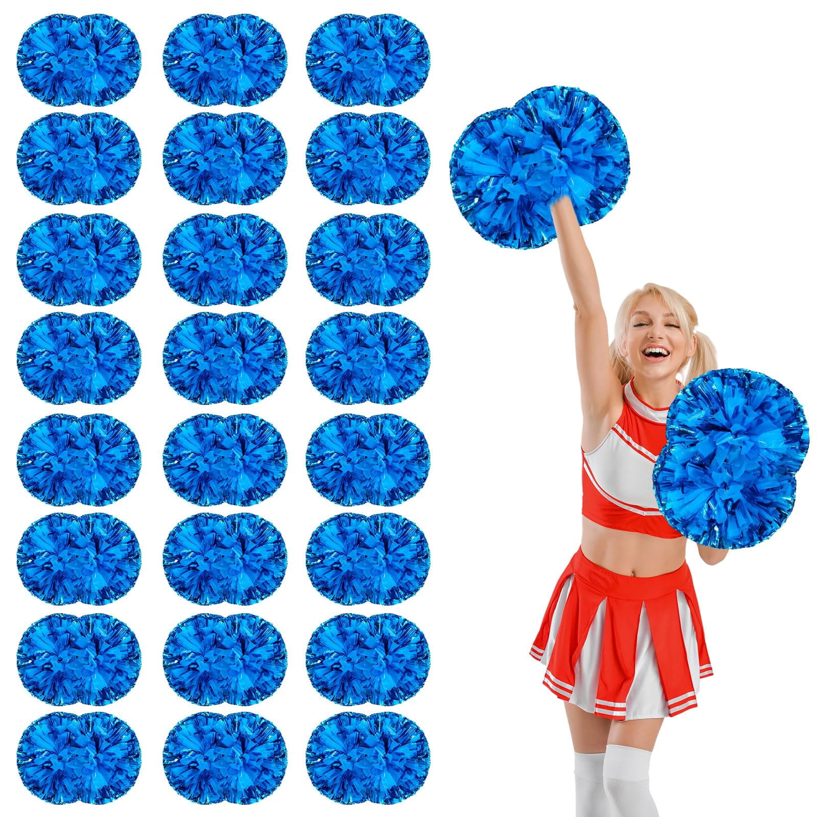 26 Pcs Cheerleading Poms-pom Poms Cheerleading With Handle Style Cheer ...