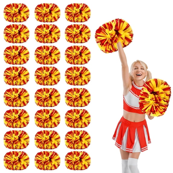 26 Pcs Cheerleading Poms-pom Poms Cheerleading With Handle Style Cheer ...