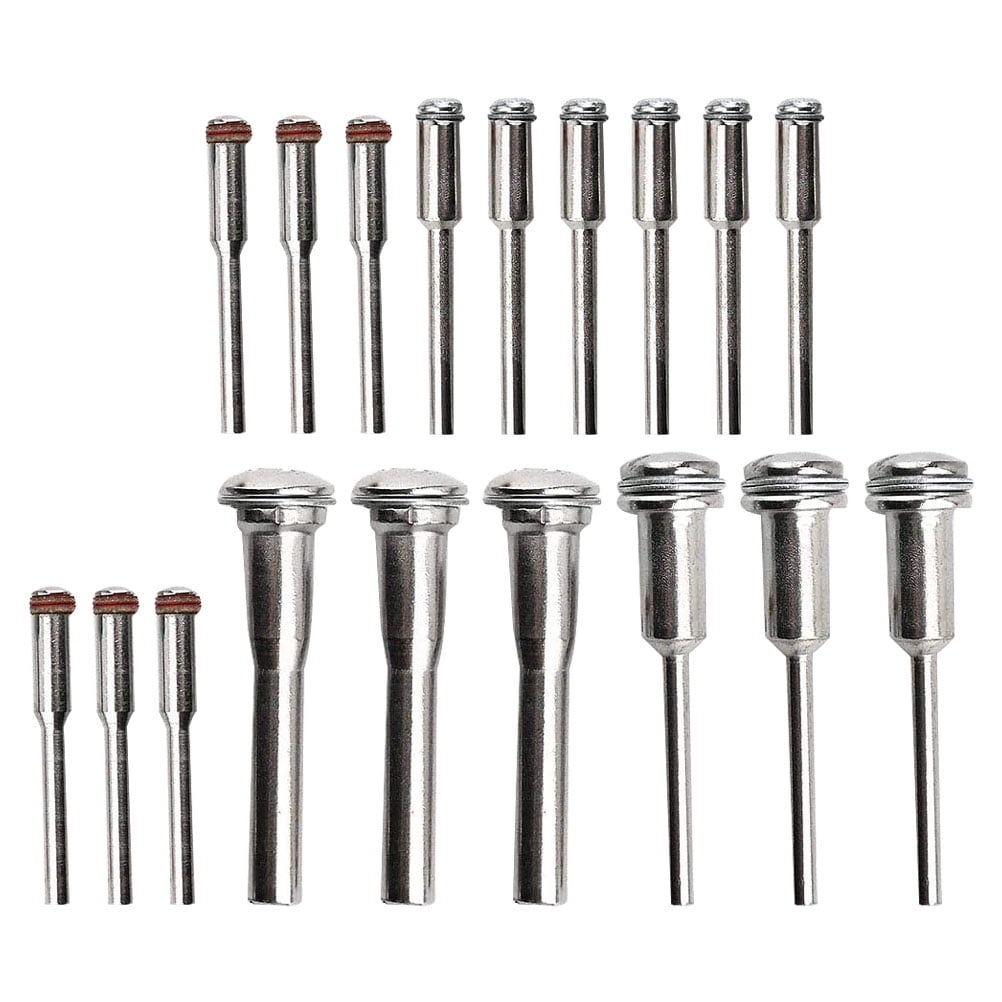 26 Pcs Cut-off Wheel Screw Mandrel Hand Grinder Rotary Tools Silver ...