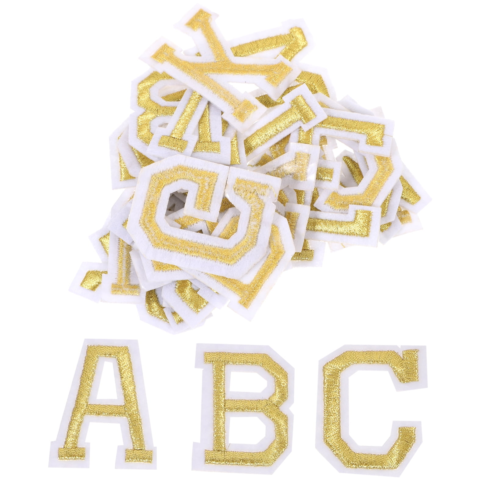 26 Pcs Embroidered Cloth Patch Decorative Letter Patches Fabric Letters ...