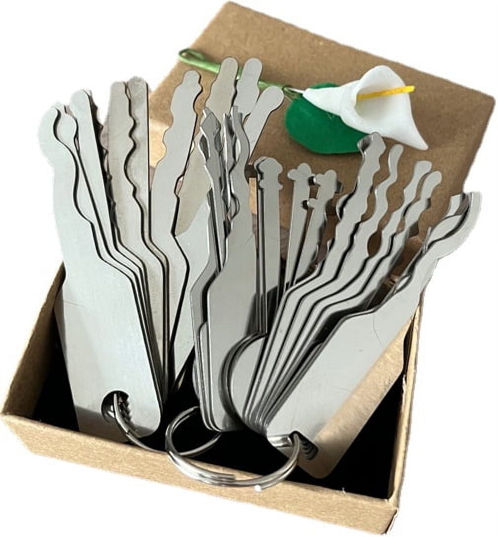 26 Pcs Key Blanks Hook Set Repair Tool Sets, Automotive Precision Hook ...