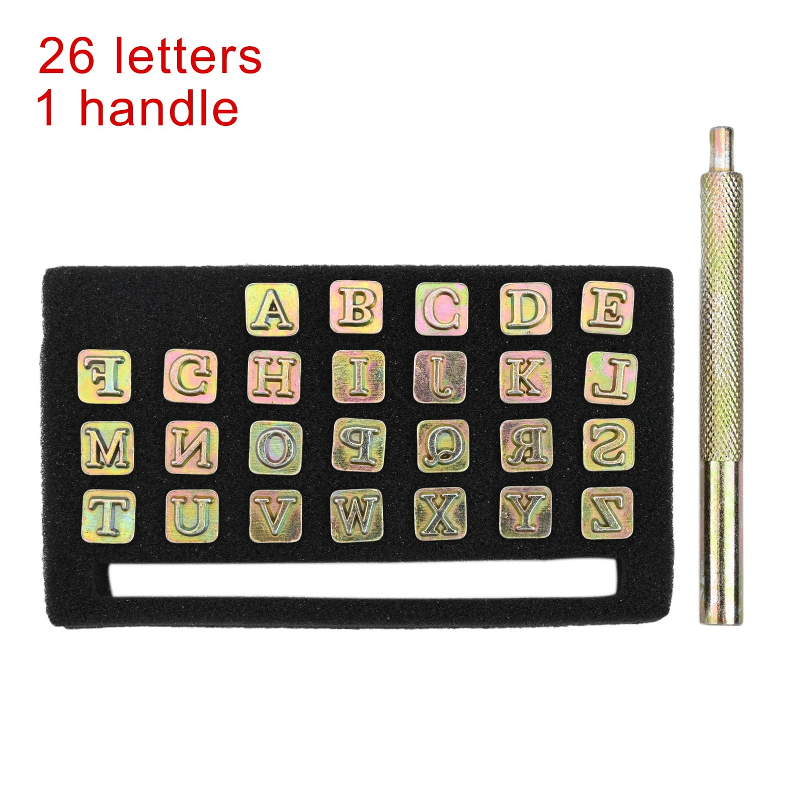 26 Pcs/ Leather Stamp Alphabet Letter Metal Punch Set/ Logo Stamp Craft ...