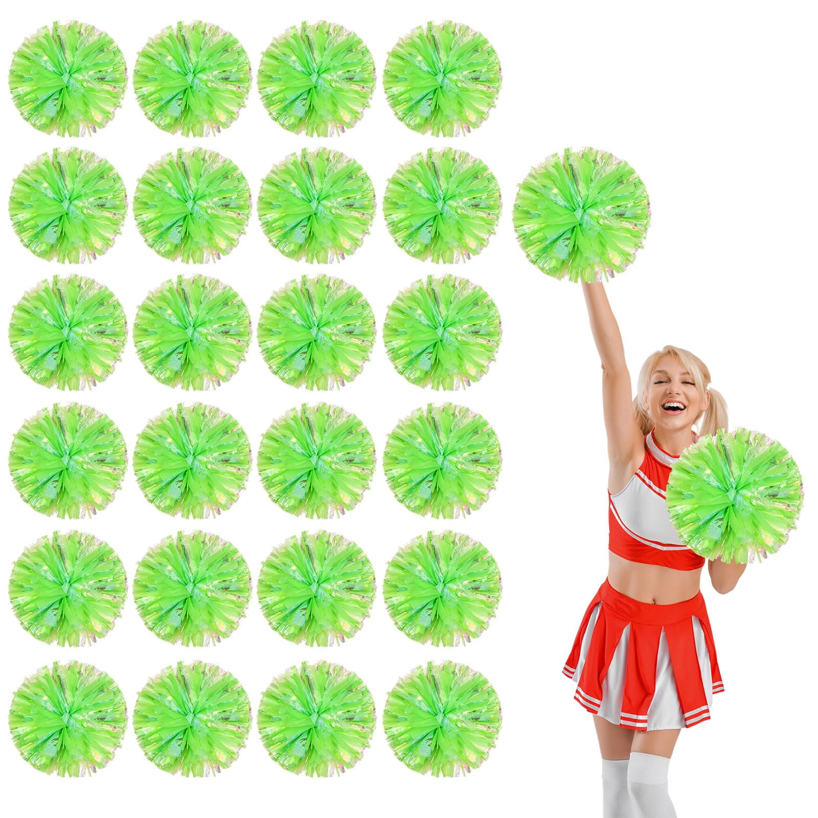26 Pcs Pom Poms Cheer-pom Poms Cheerleading With Four Finger Payment ...