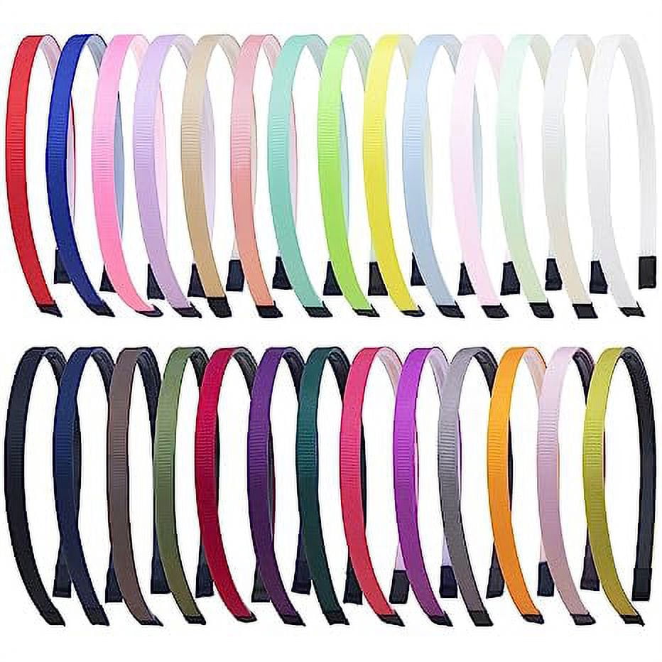 26 Pcs Thin Headbands for Girls 10mm Plastic Headband with Teeth for ...