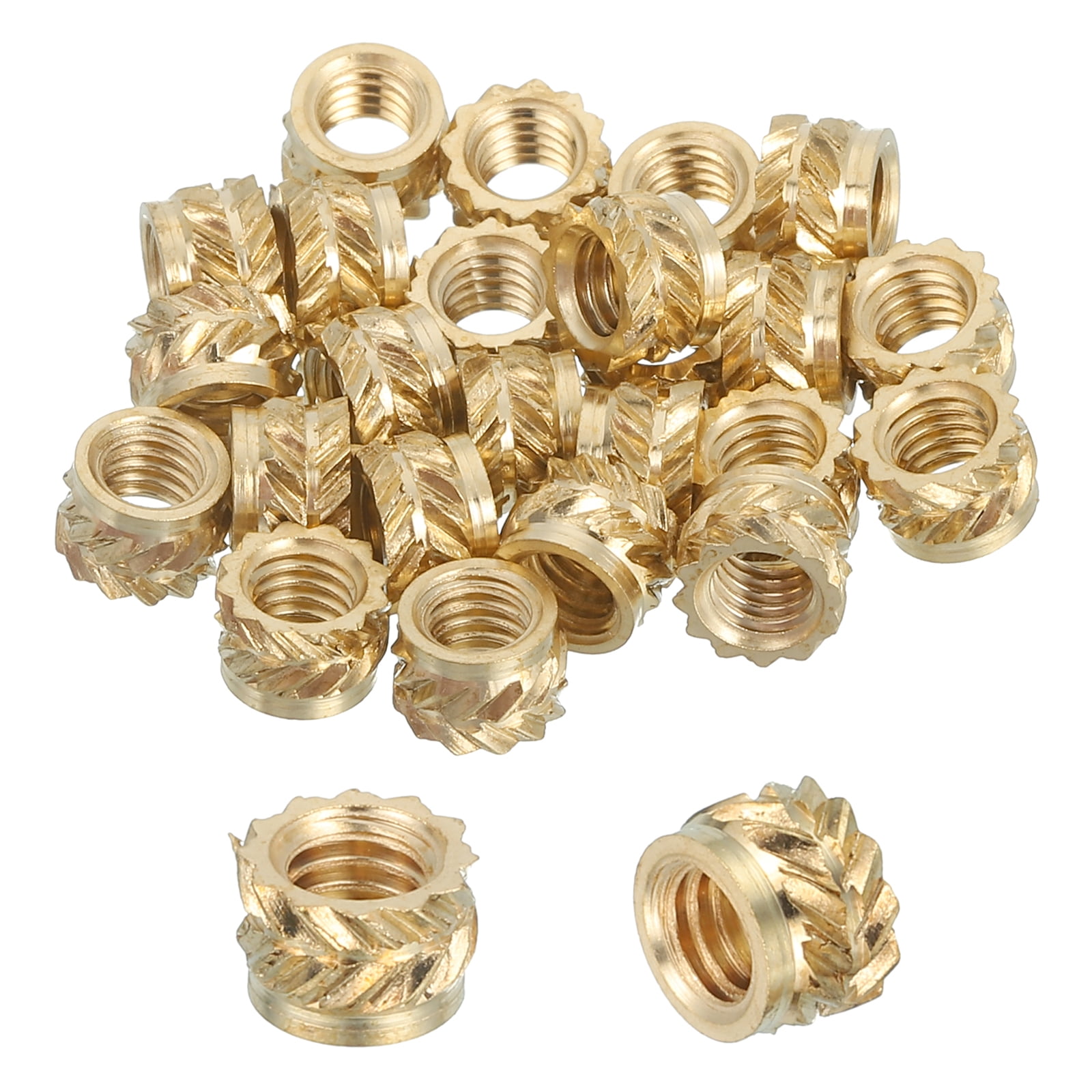 26 Pcs Threaded Inserts, M4 Brass Heat Set Insert for 3D Printing ...