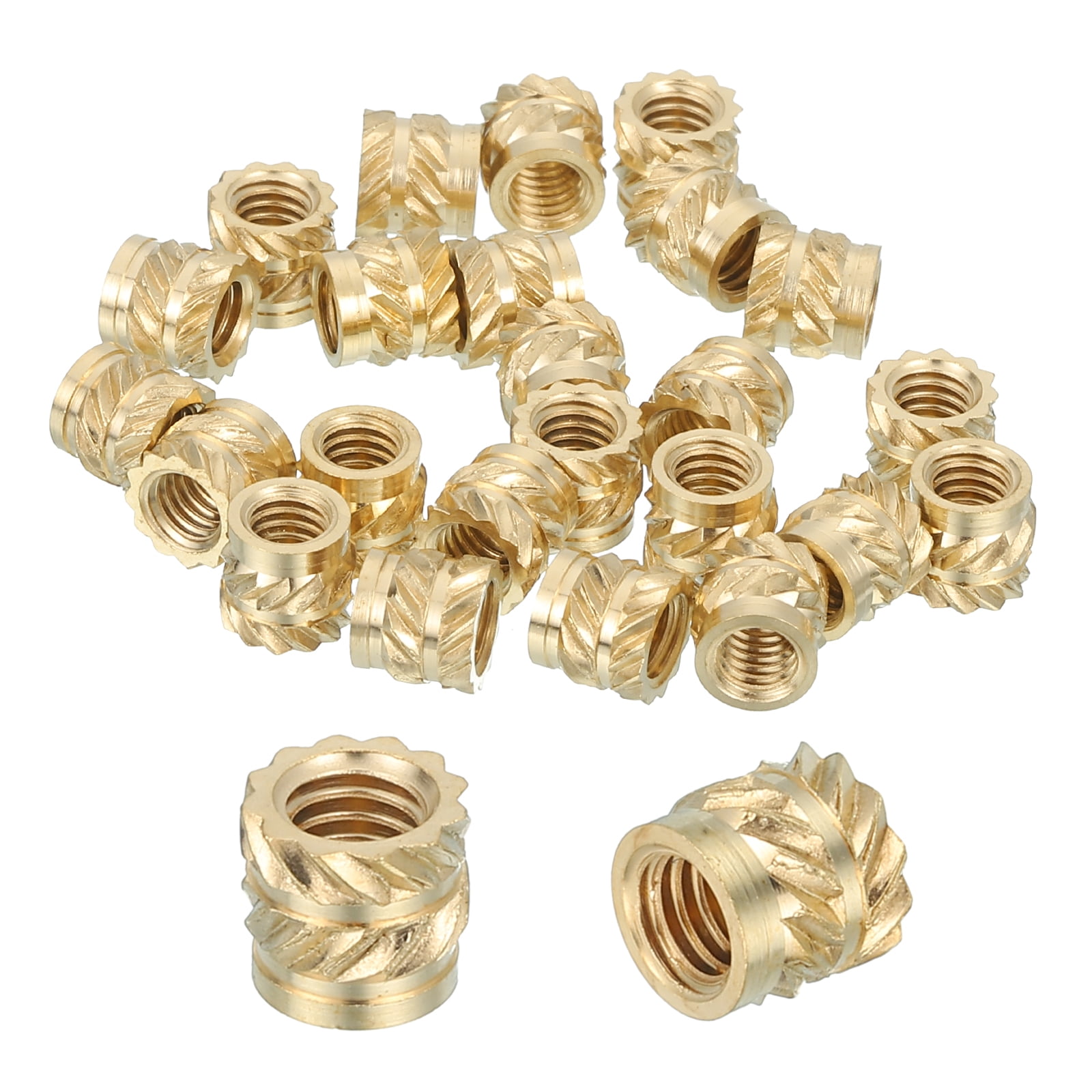 26 Pcs Threaded Inserts, M4 Brass Heat Set Insert for 3D Printing ...