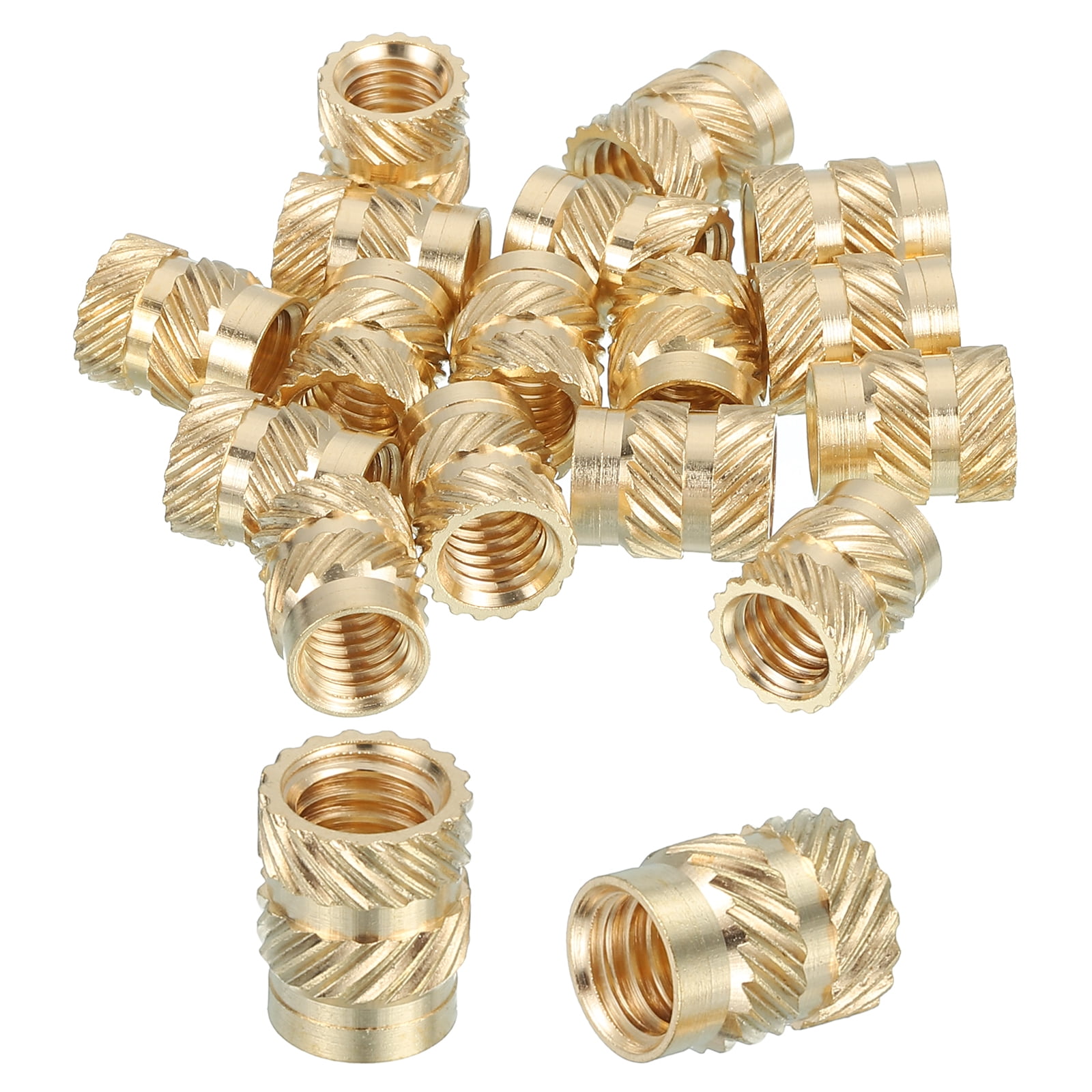 26 Pcs Threaded Inserts, M6 Brass Heat Set Insert for 3D Printing ...
