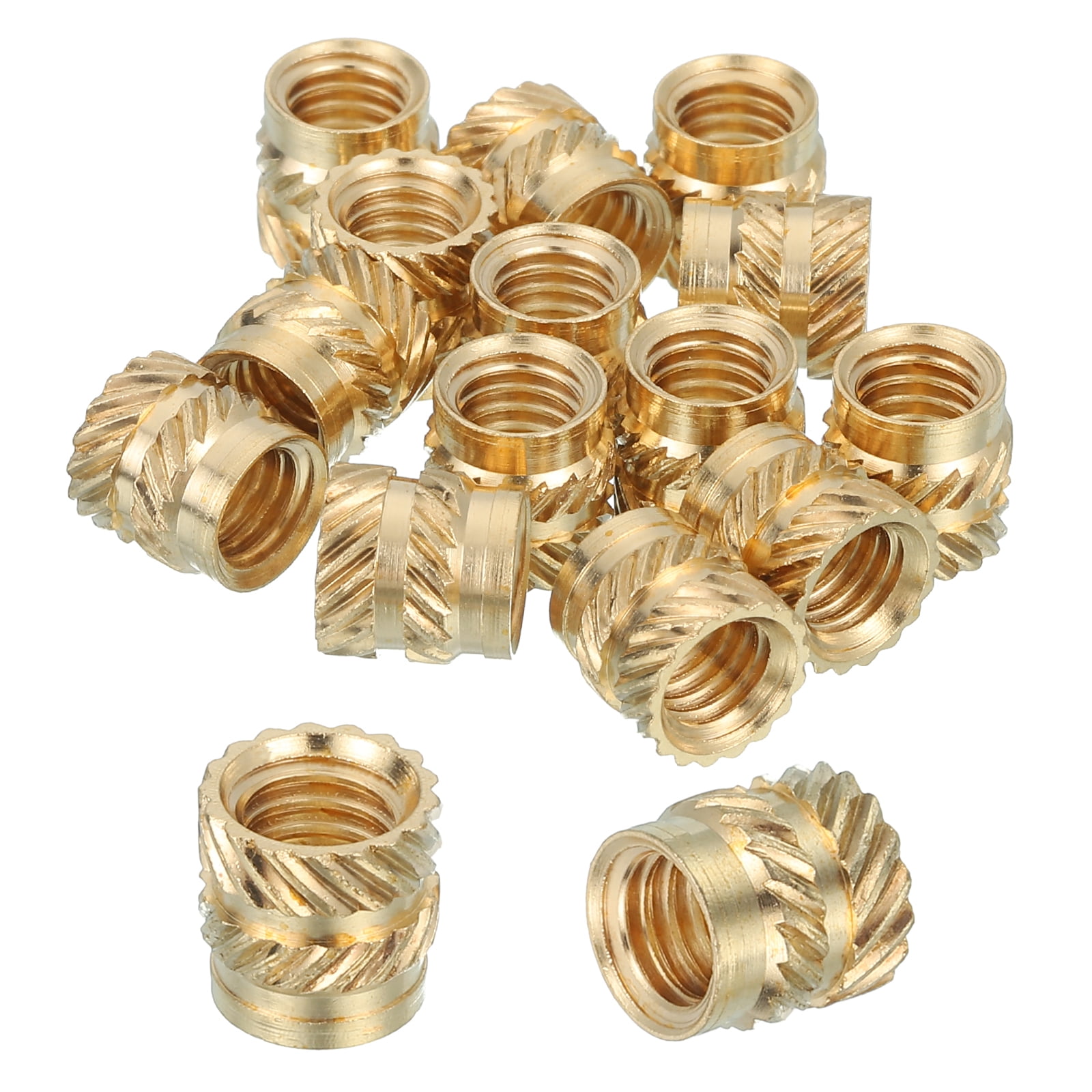 26 Pcs Threaded Inserts, M6 Brass Heat Set Insert for 3D Printing ...