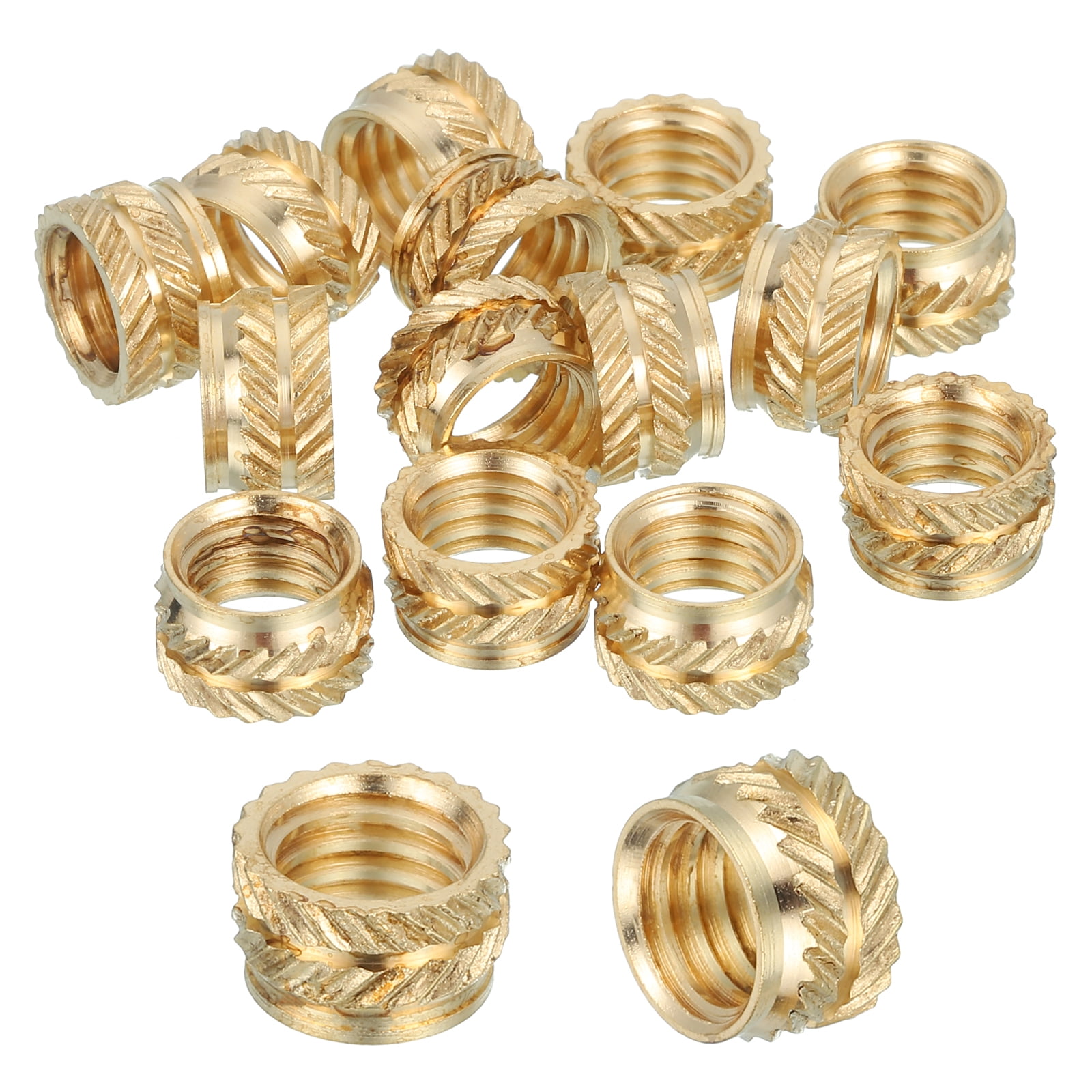 26 Pcs Threaded Inserts, M8 Brass Heat Set Insert for 3D Printing ...