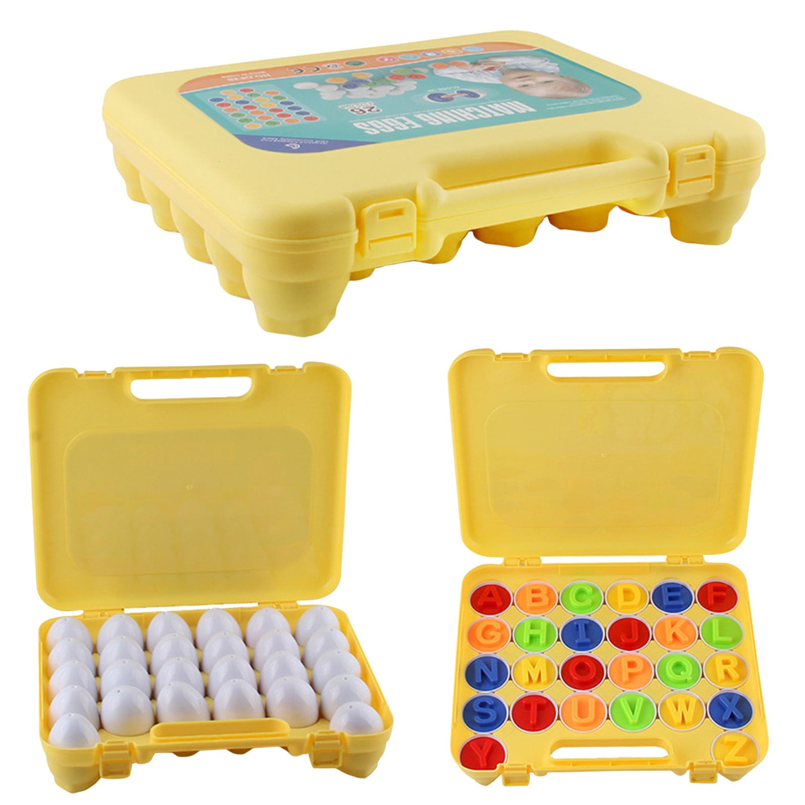 26-Piece English Alphabet Spelling and Assembly Toy Set for Kids ...